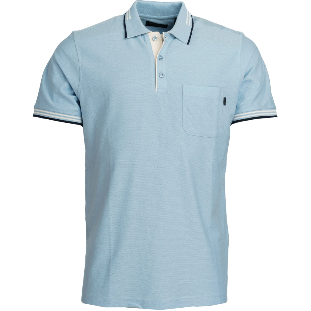 Neiber polo / 100270 - Light BLUE – Roberto Jeans A/S